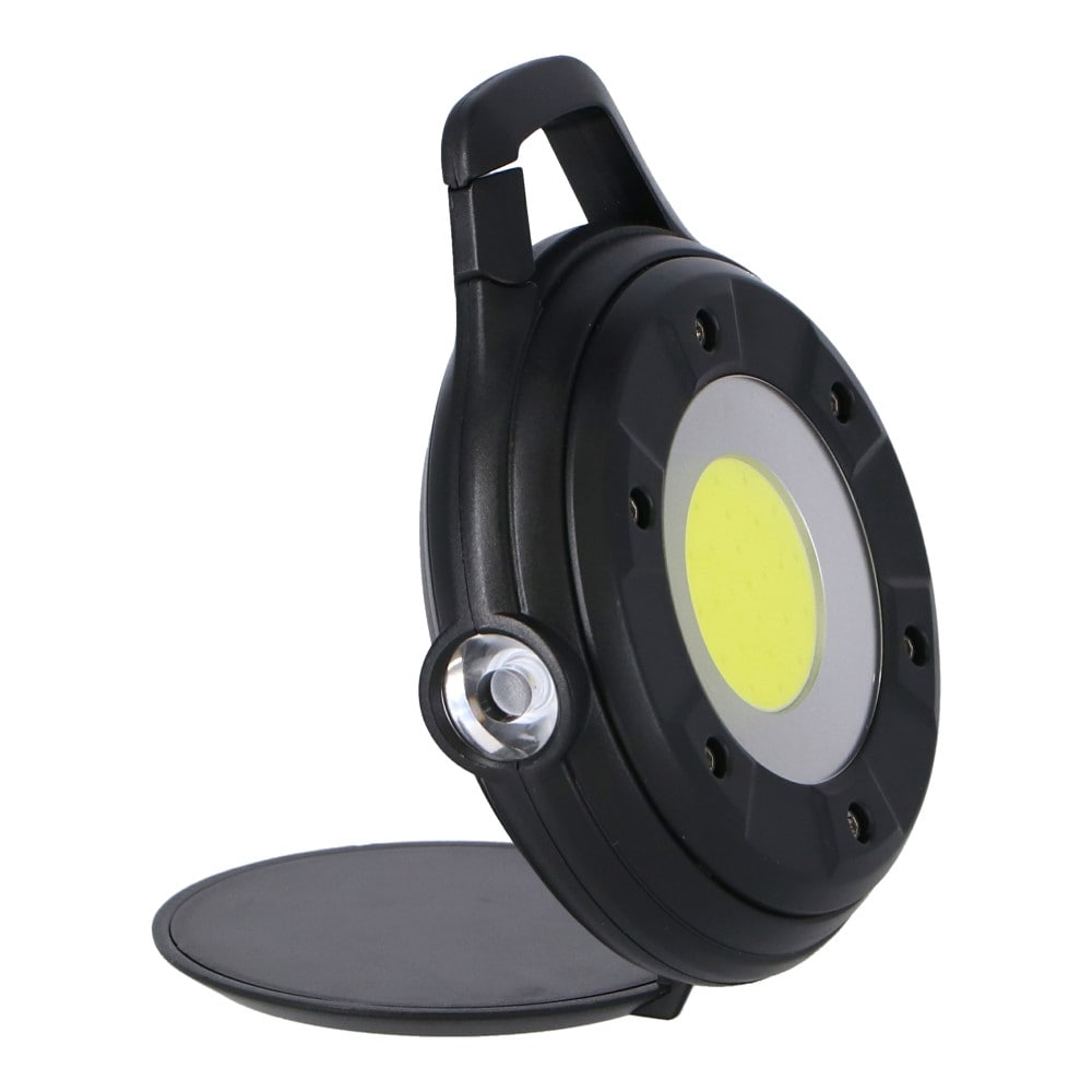 LIFELEX USB充電式LEDライト丸型 5W 350lm CAM02－1881 ブラック(丸形): 工具|ホームセンターコーナンの通販サイト